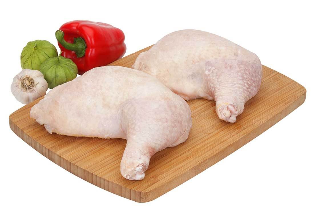 ¿Cuánta proteína hay en las diferentes partes del pollo?