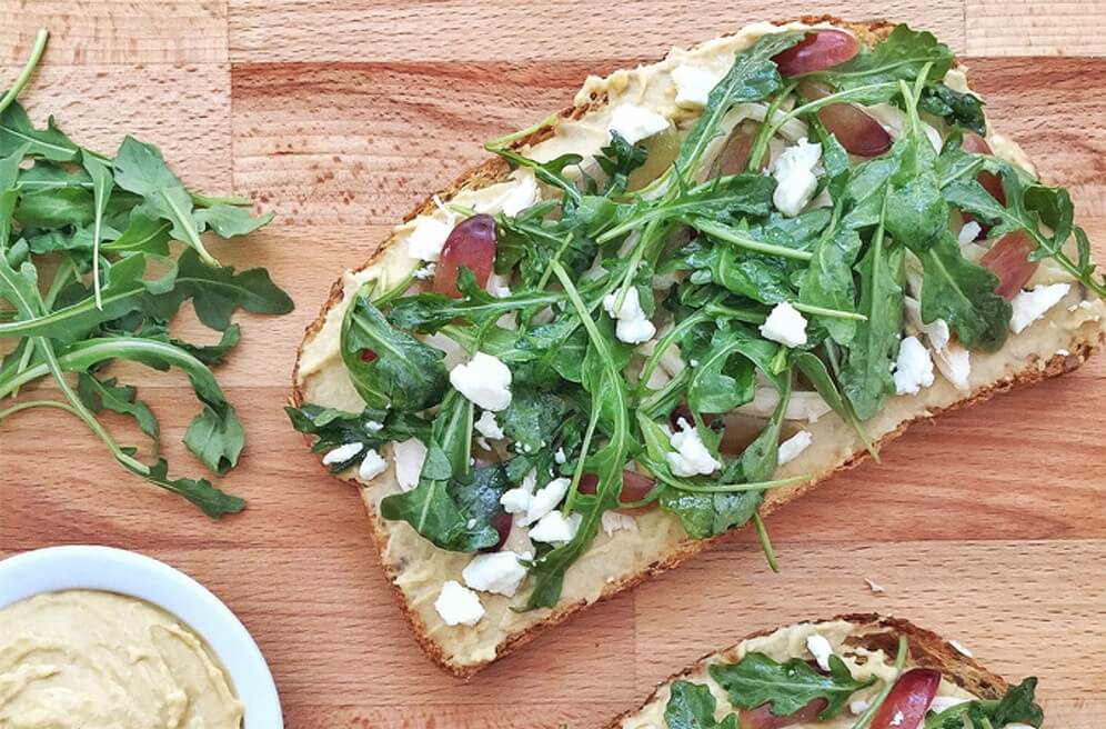 6 tostadas de menos de 250 calorías