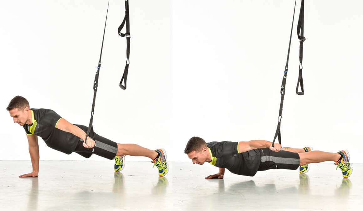 8 ejercicios con TRX para fortalecer el pecho de forma sencilla